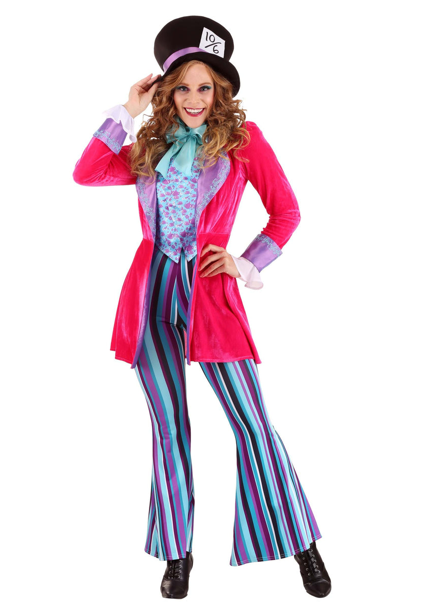 Whimsical Women's Mad Hatter Costume – Kids Halloween Costumes